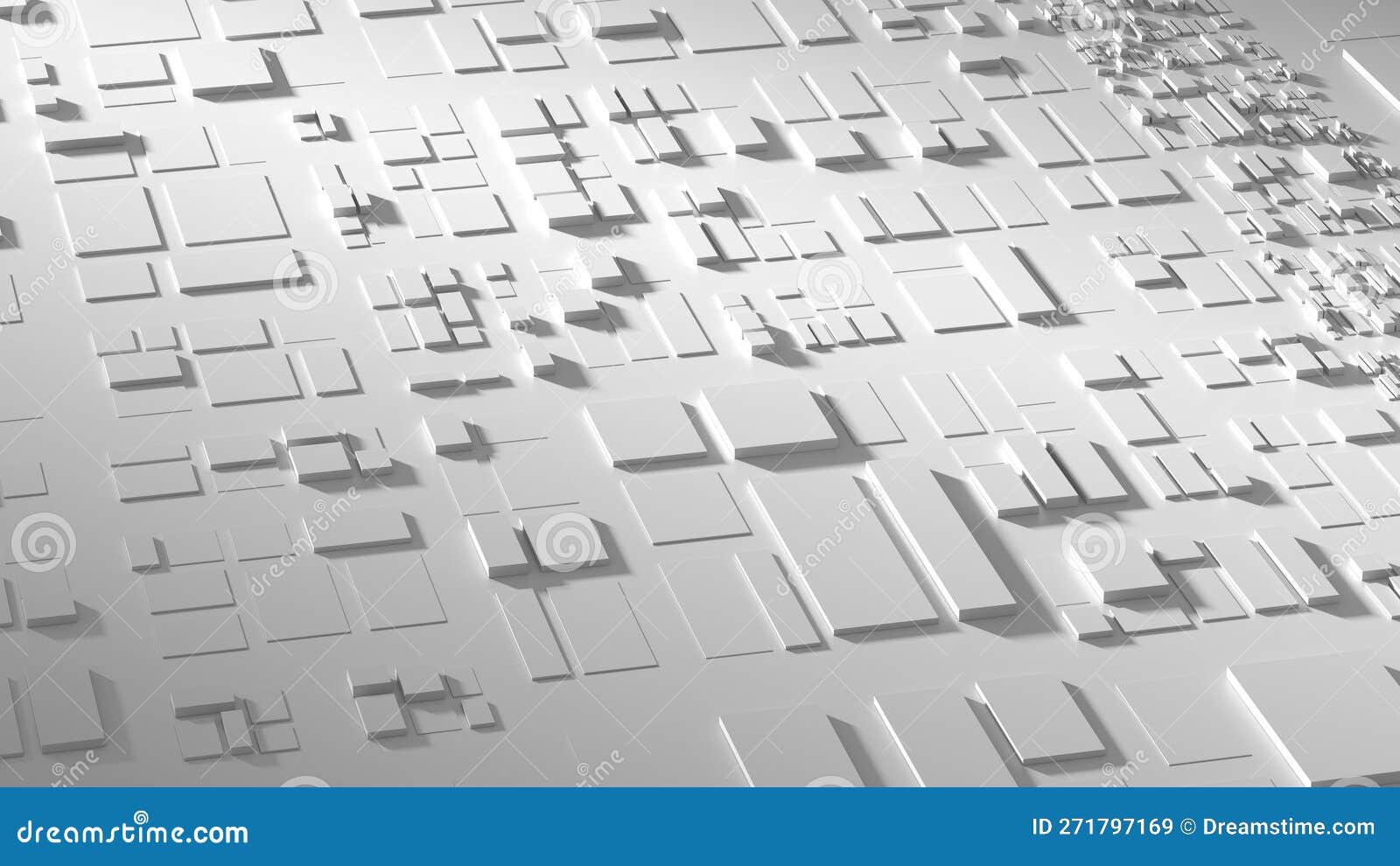 Digital Abstract Future Technology Architectural Background, Voluminous ...