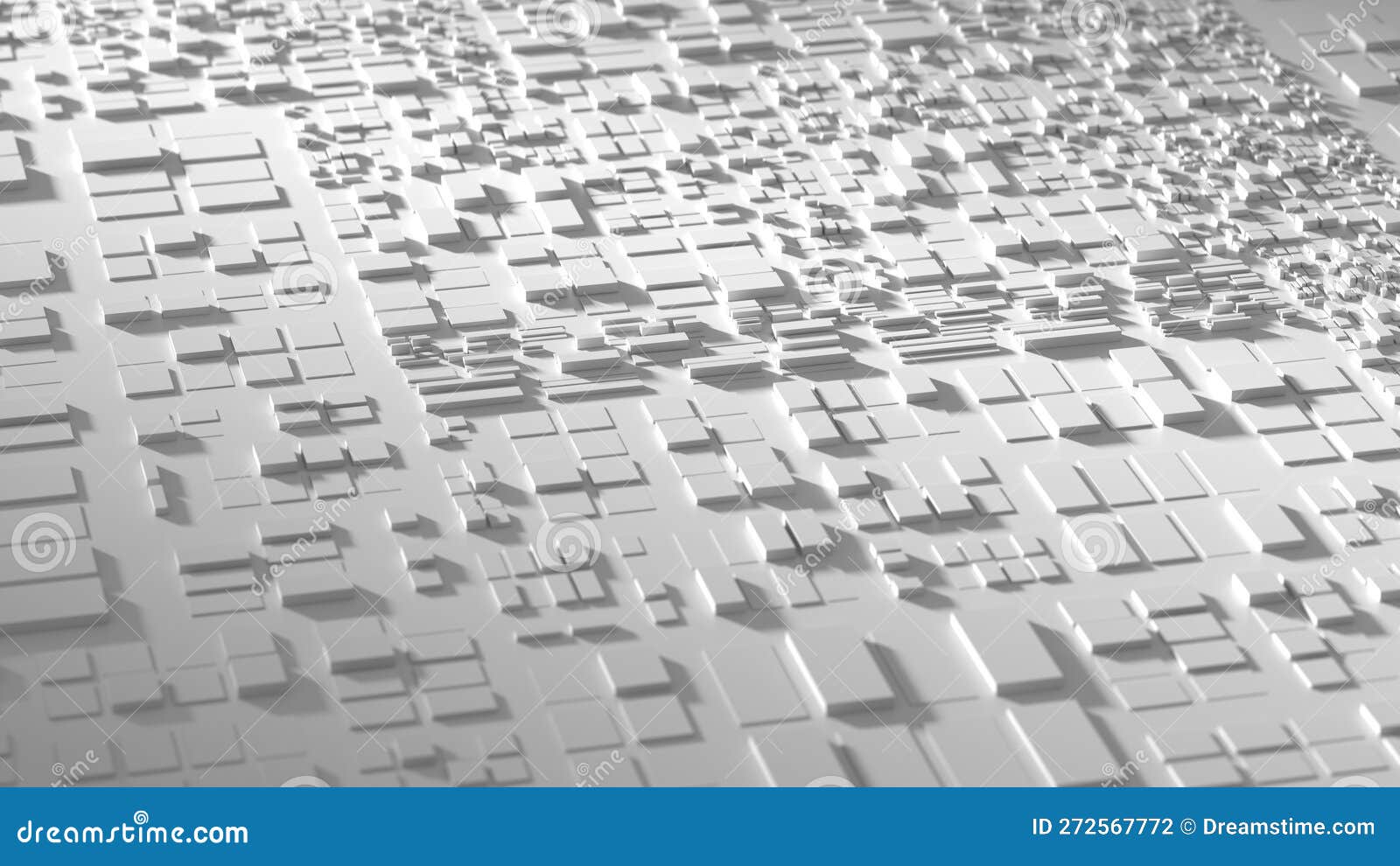 Digital Abstract Future Technology Architectural Background, Voluminous ...