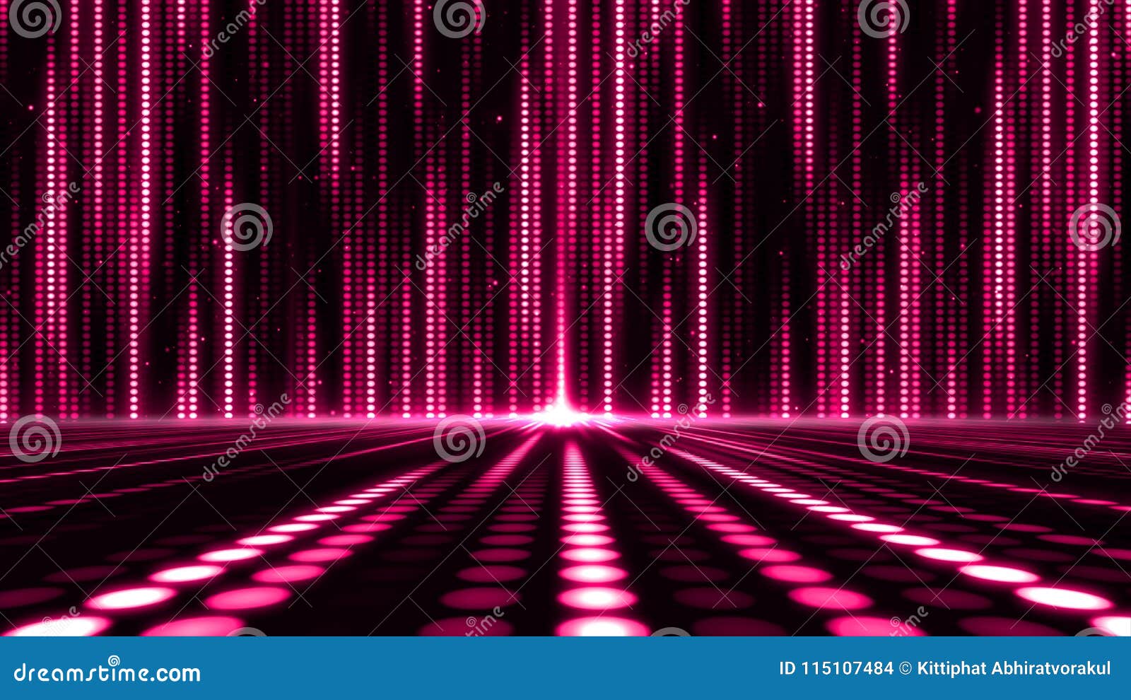 Digital Abstract Motion Light Dots Pattern Background for Stage Design ...