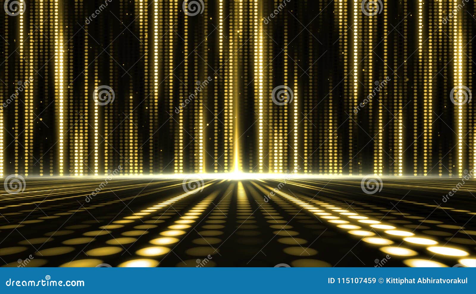 Digital Abstract Motion Light Dots Pattern Background for Stage Design ...
