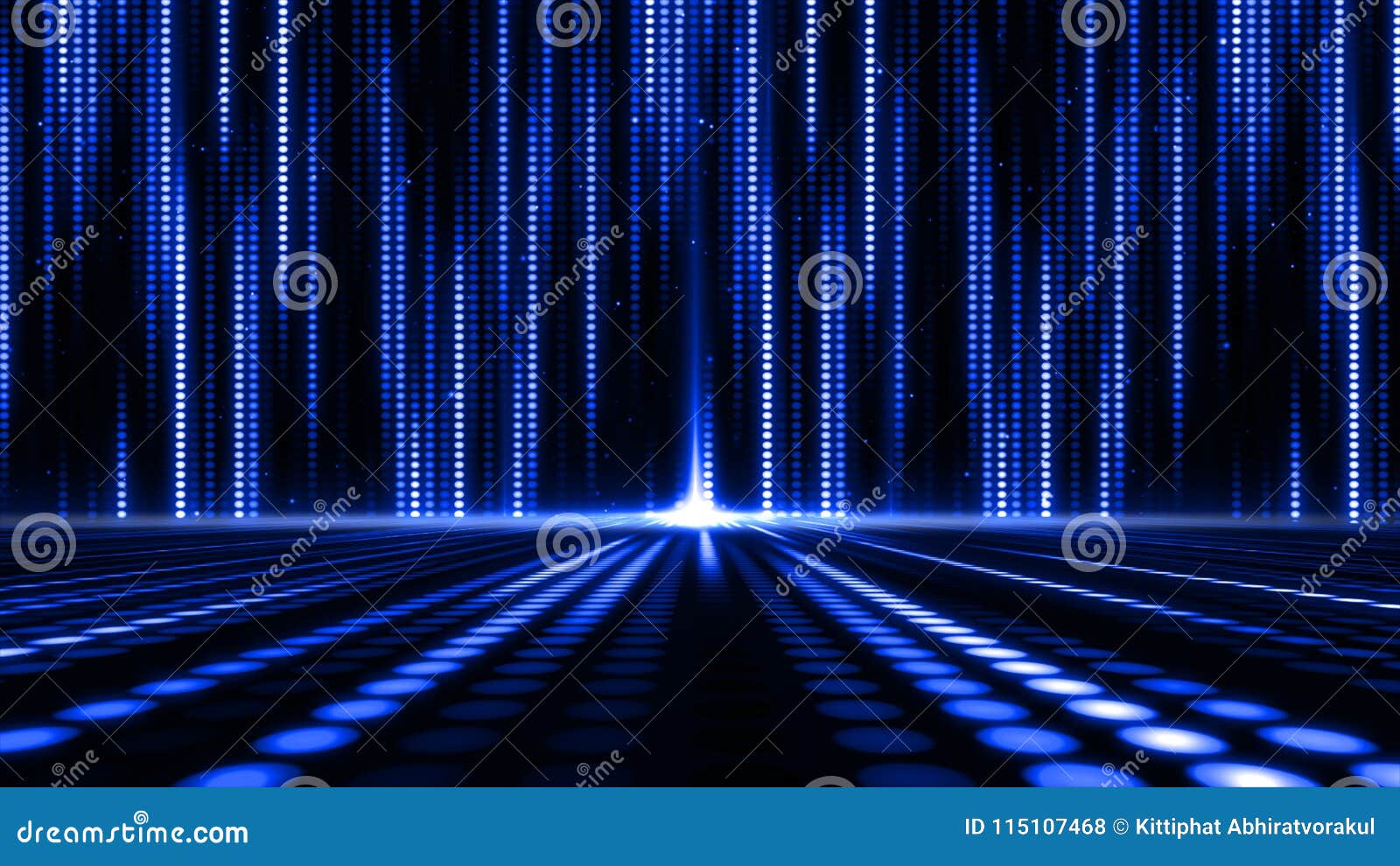 Digital Abstract Motion Light Dots Pattern Background for Stage Design ...