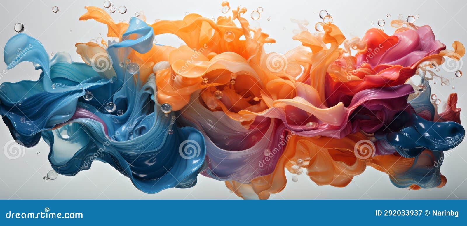 Digital Abstract Paint Splashes Background Stock Illustration ...