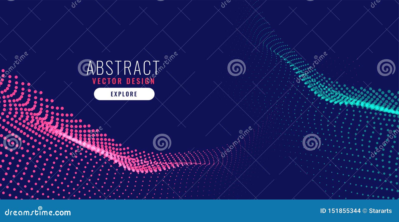 Digital Abstract Particles Background Design Stock Vector ...