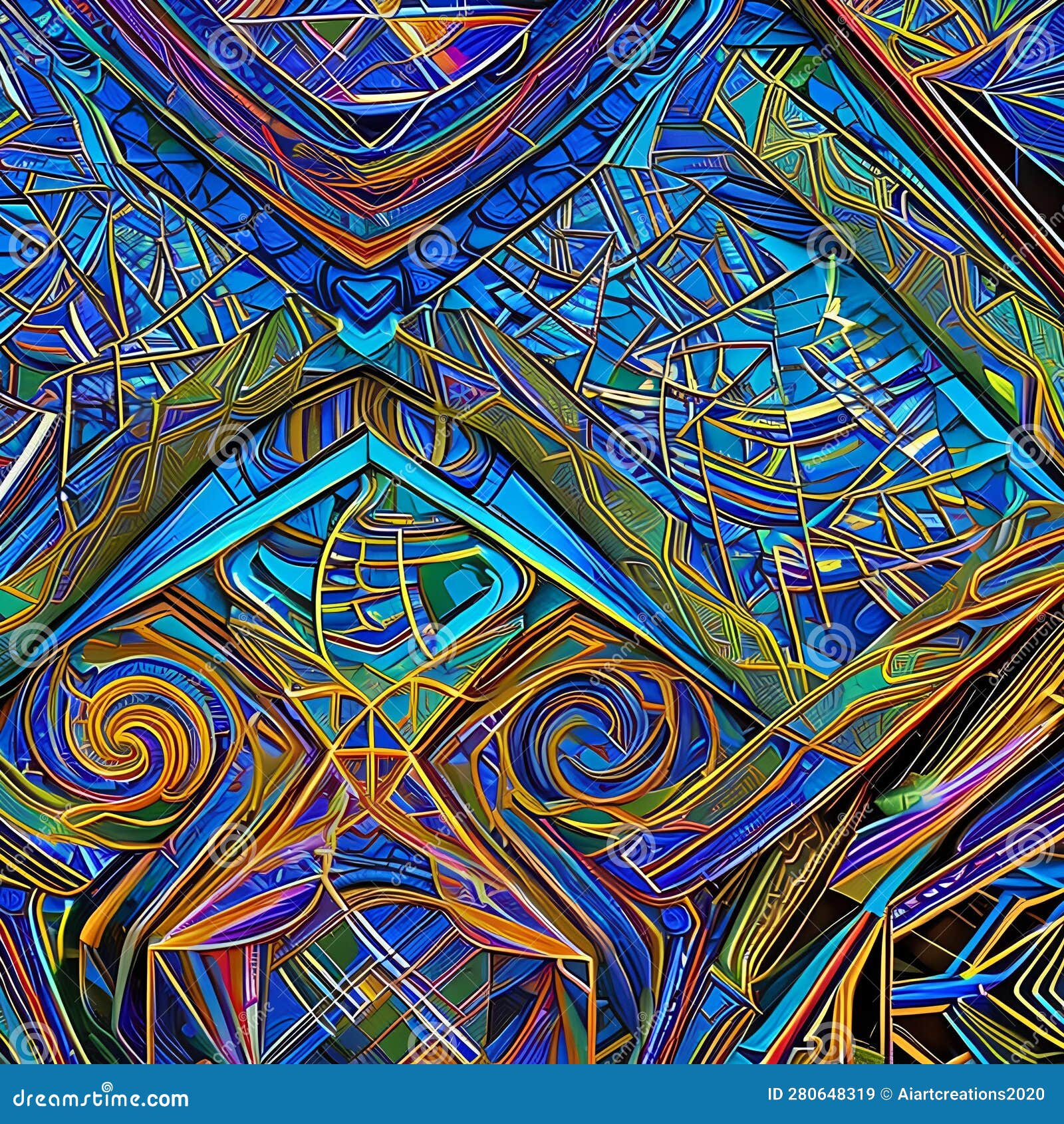 1930 Digital Abstract Patterns: a Futuristic and Mesmerizing Background ...