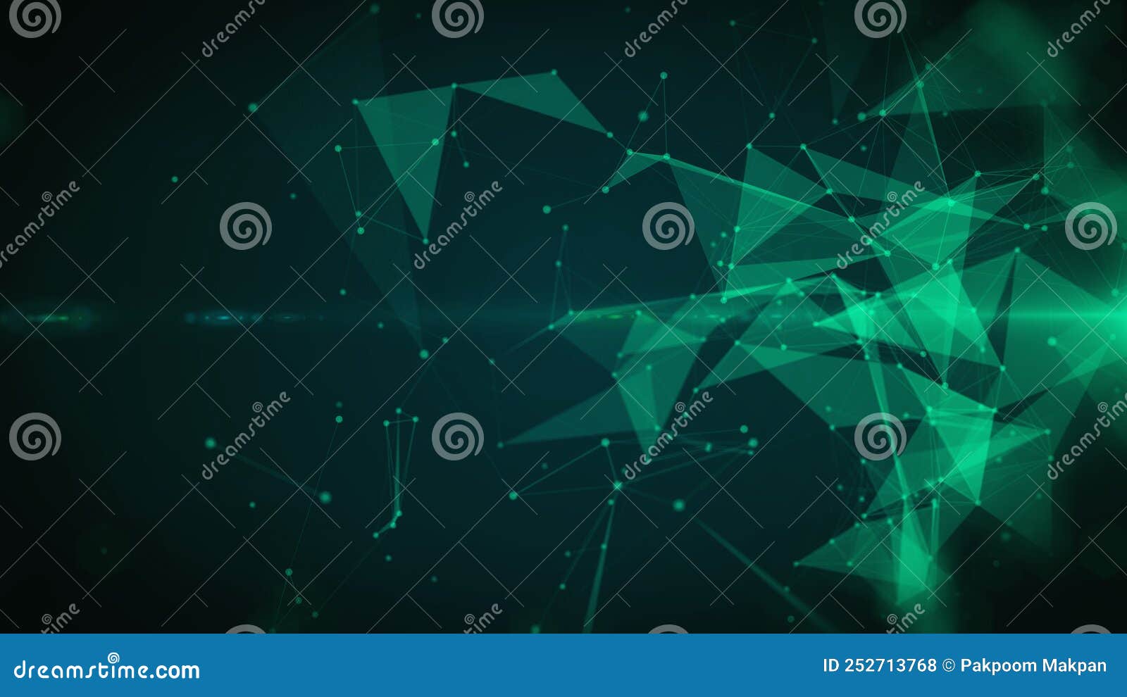 Digital Abstract Plexus Dot Line Connection Structure Spinning Concept Minimalistic Geometric