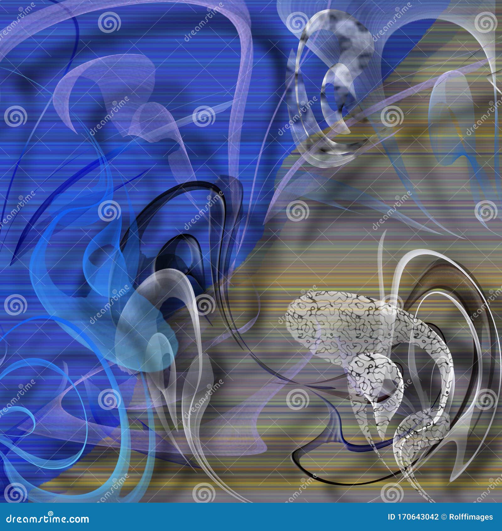 Swirling forms stock illustration. Illustration of artistic - 170643042