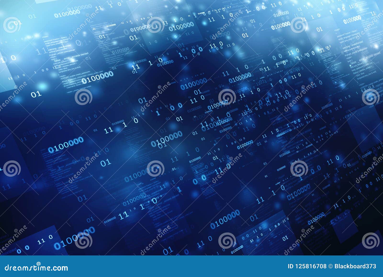 Digital Abstract Technology Background, Binary Background, Futuristic ...