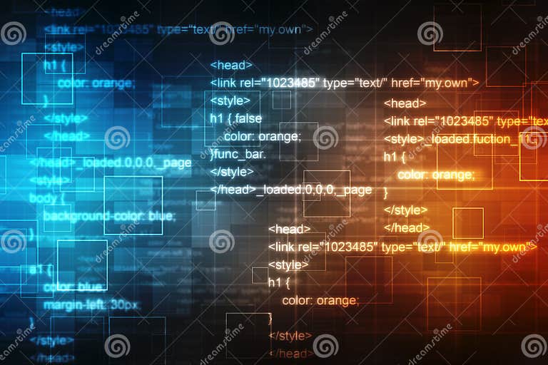 Programming Code Abstract Technology Background of Software Developer ...