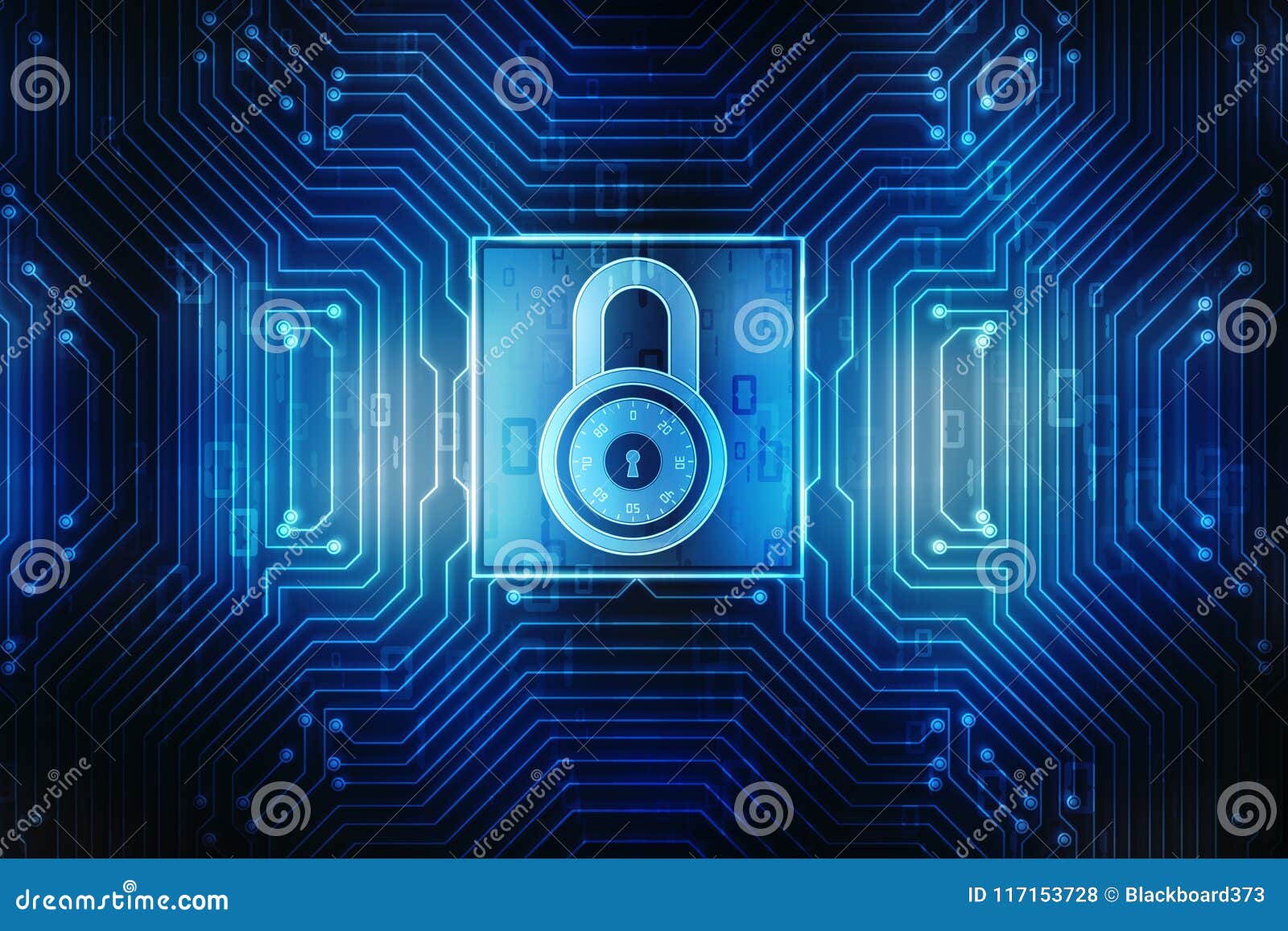 Digital Abstract Technology Background. Cyber Security Background Stock ...