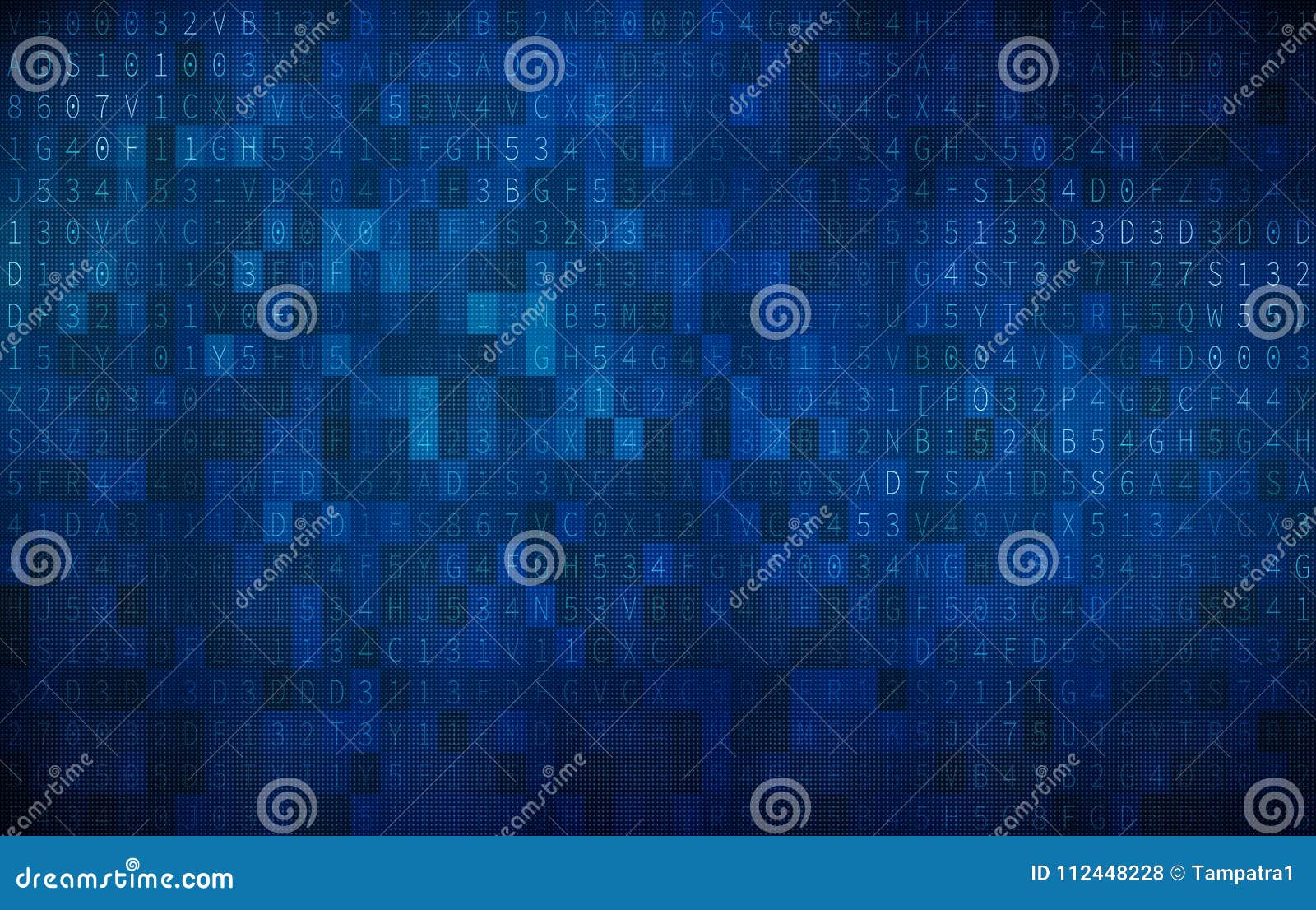 Digital Abstract Technology Background, English Alphabets Stock ...