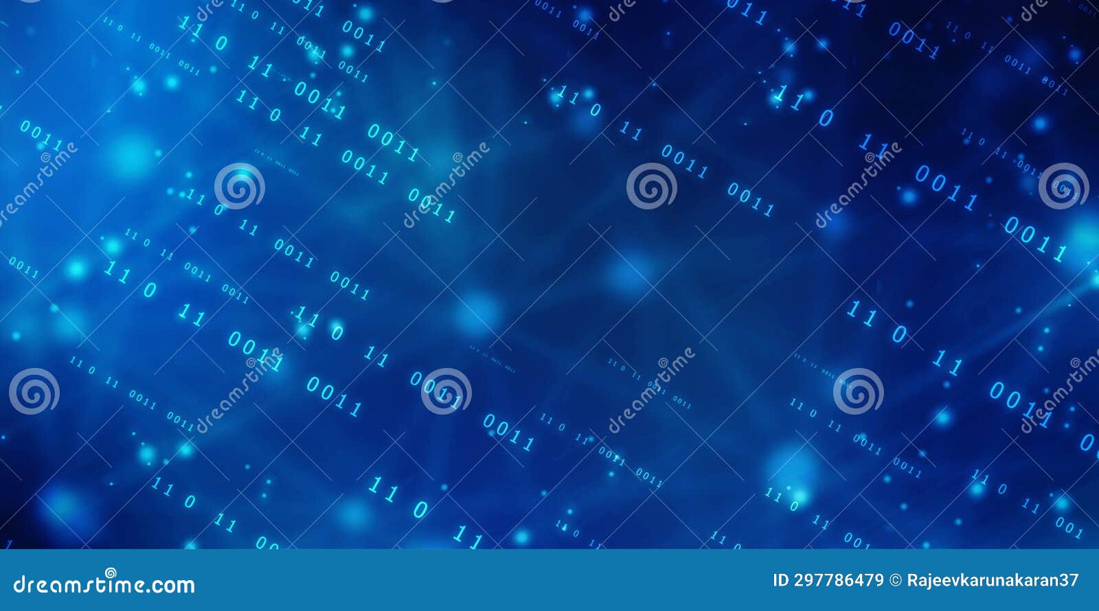 Digital Abstract Technology Background Internet Big Data Concept Binary ...