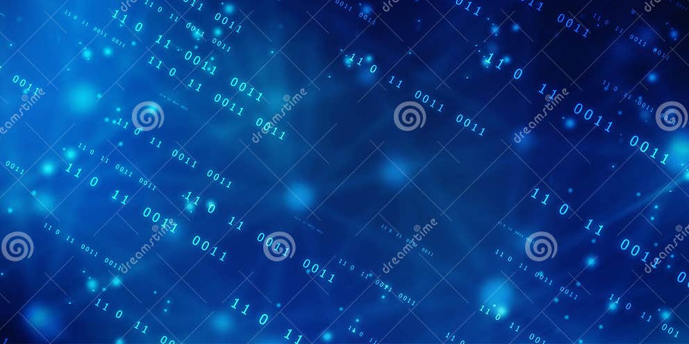 Digital Abstract Technology Background Internet Big Data Concept Binary Code Backgroun Format