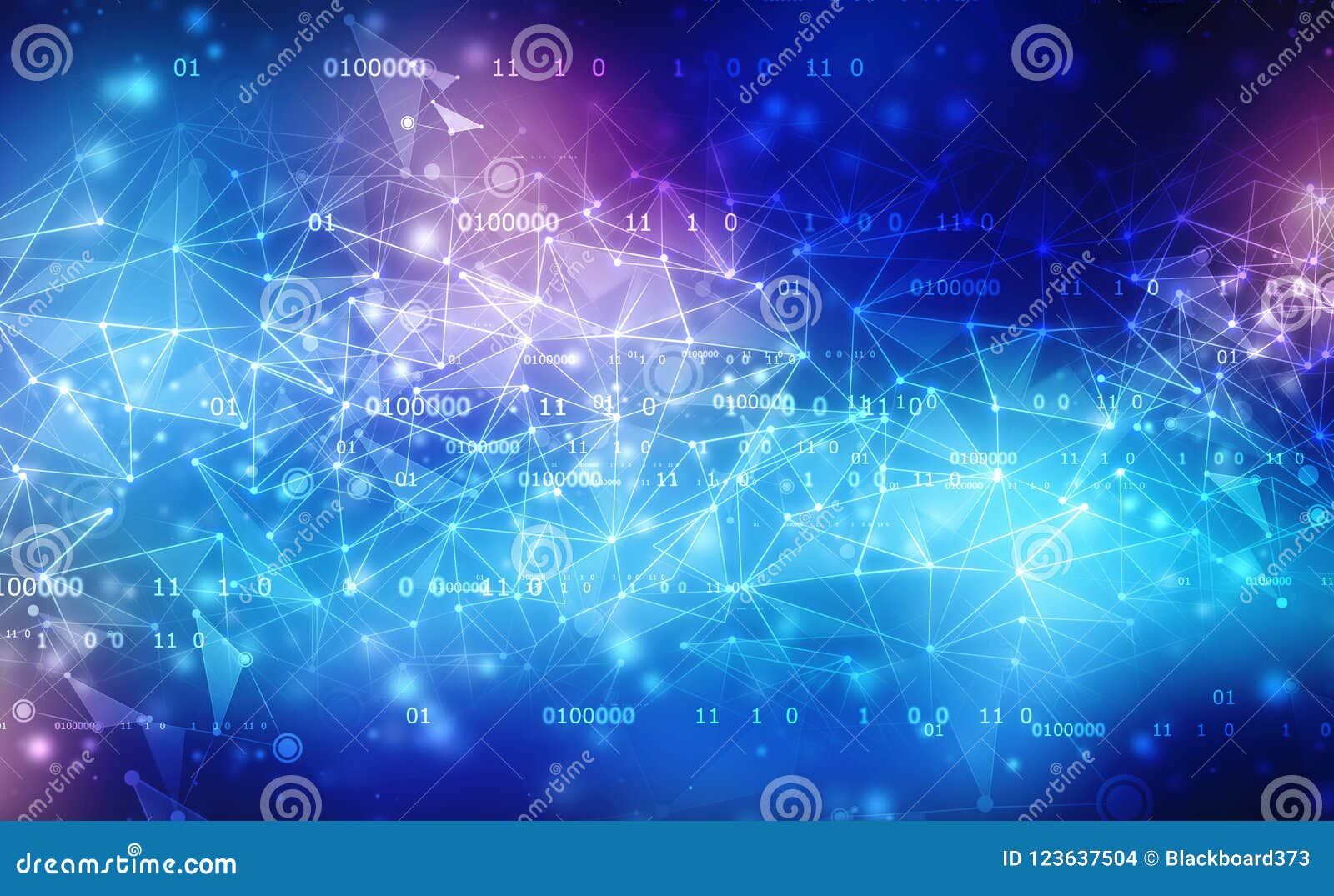 Digital Abstract Technology Background, Internet Connection Technology ...