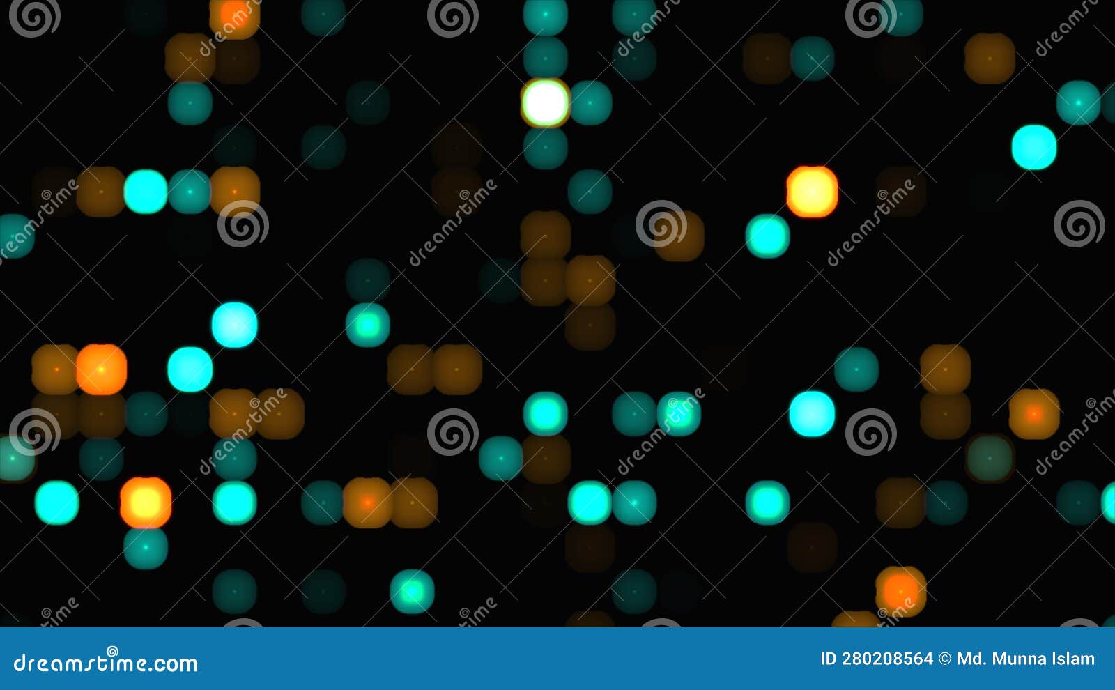 Digital Abstract Technology Square. Animated Abstract Background of ...