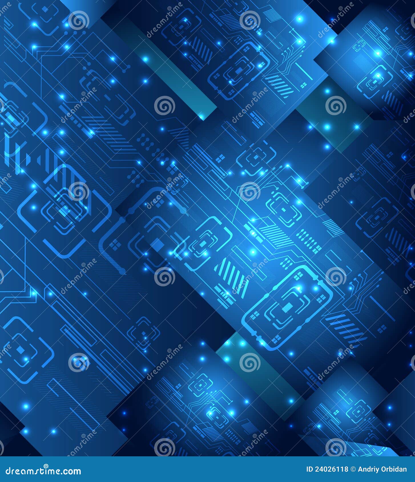 Digital Abstract. Vector Background. Stock Vector - Illustration of ...