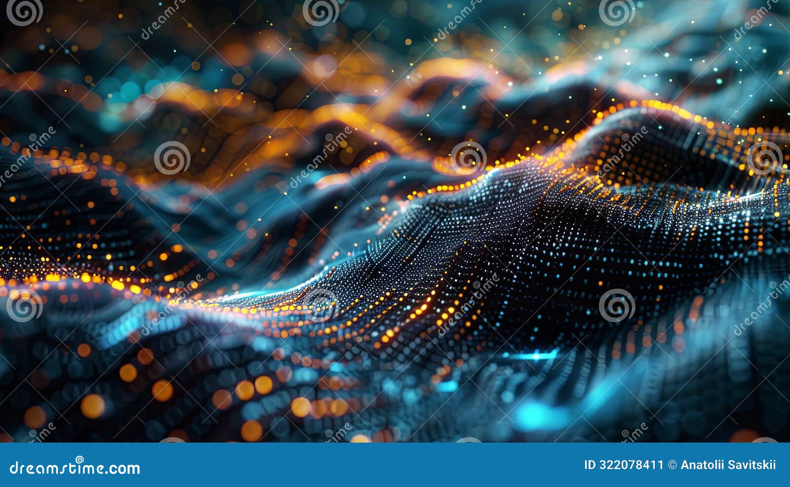 A Digital Abstract Visualization Of Big Data, Showcasing Massive ... A Digital Abstract Visualization Of Big Data, Showcasing Massive ...