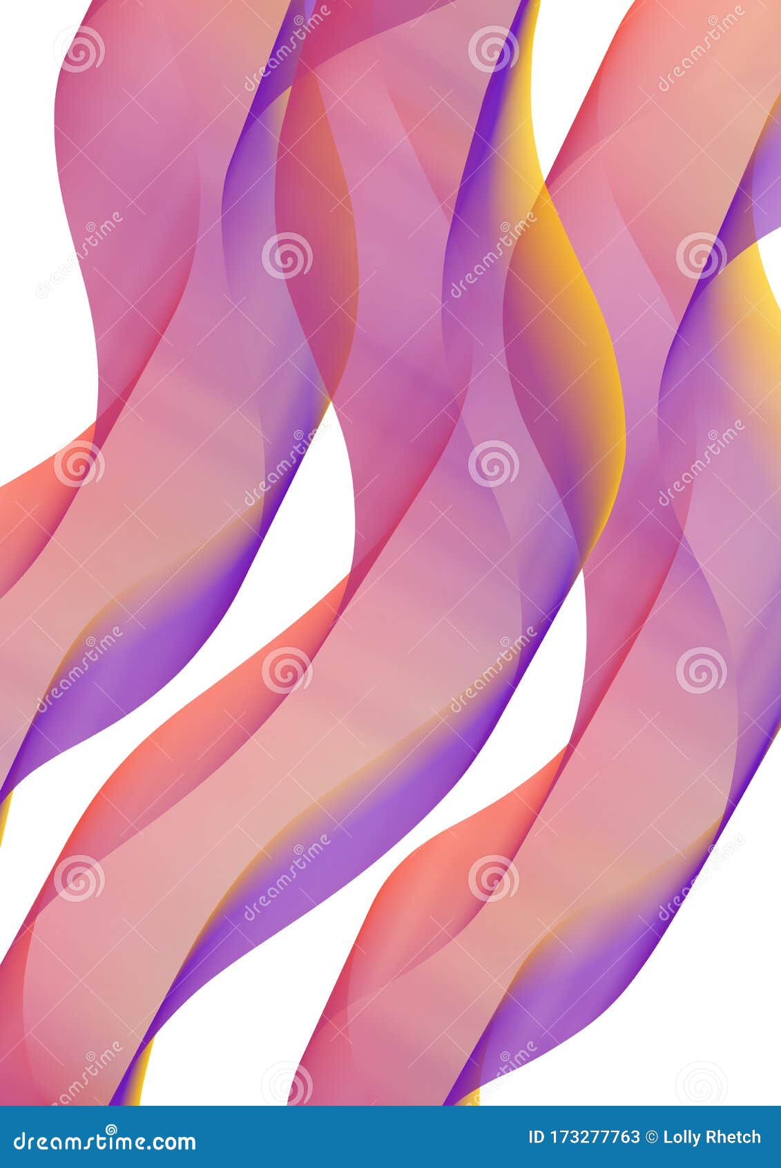 DIgital Abstract White Background with Light Transparency Pink Wave ...