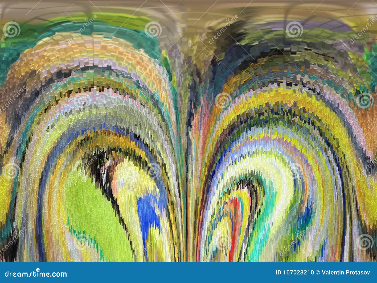 Digital Abstraction. Abstract. Graphic. Abstraction Stock Illustration ...