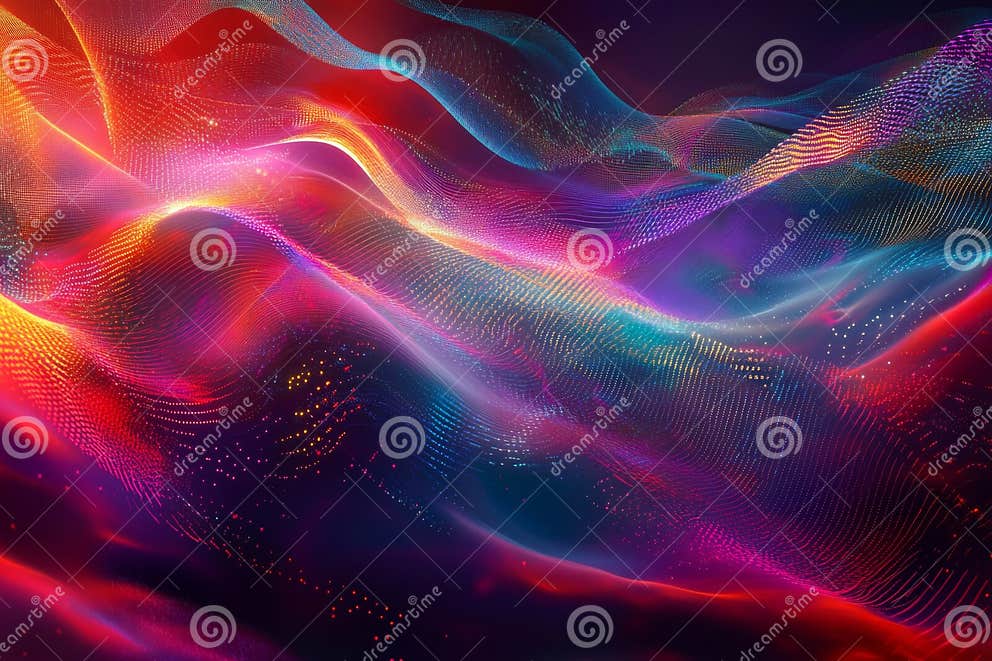 Vibrant Cloud Computing Abstraction Stock Illustration Illustration Of Dynamic Creativity