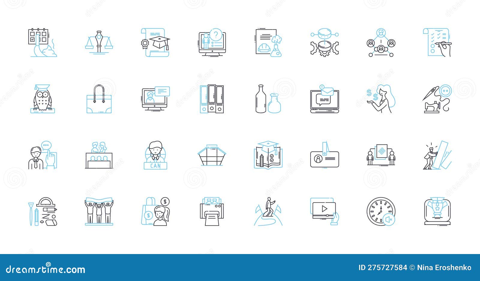 Digital Academy Linear Icons Set. Learning, Training, Education ... Digital Academy Linear Icons Set. Learning, Training, Education ...