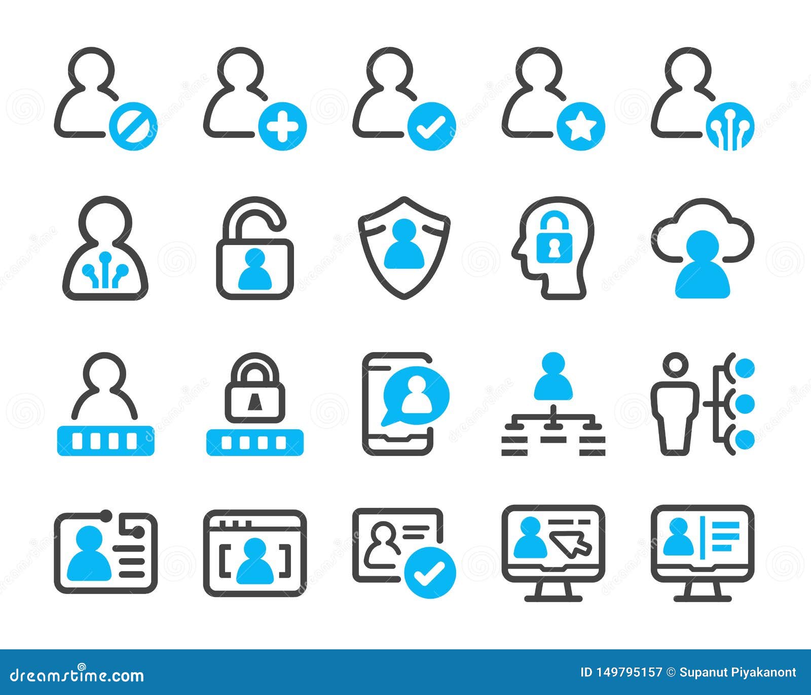 Account Icon From Collection. Vector Illustration | CartoonDealer.com ...