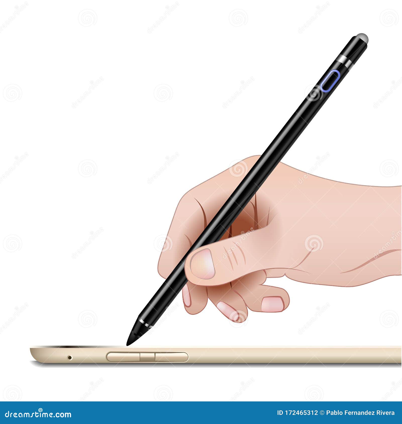 Digital Active Pen stock vector. Illustration of vector - 172465312