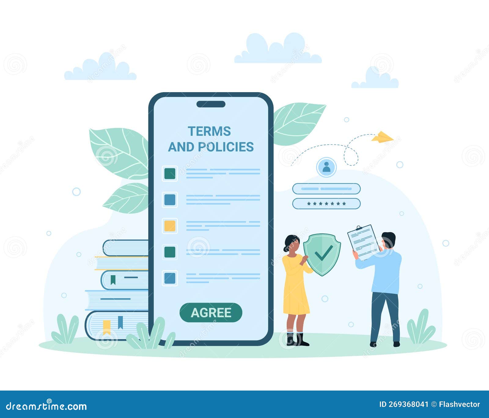 Digital Agreement, Privacy Policy, Tiny People Use Security Shield To ...