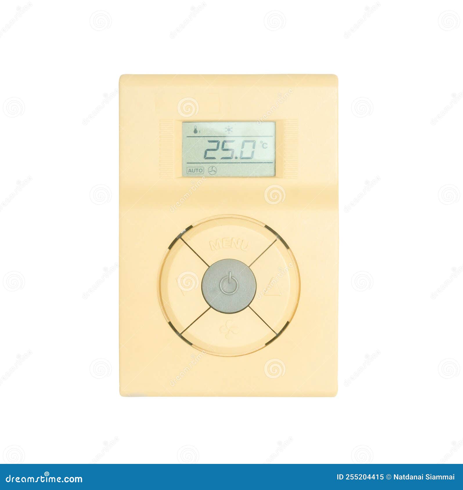 Digital Air Conditioner Controller Installed on Room Wall in Hotel ...