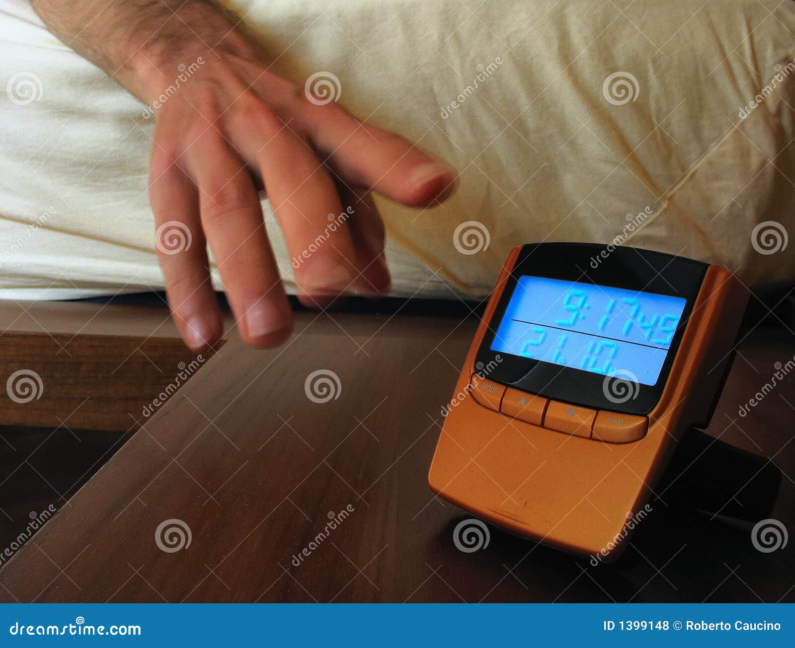 Digital alarm clock stock photo. Image of dial, copper - 1399148