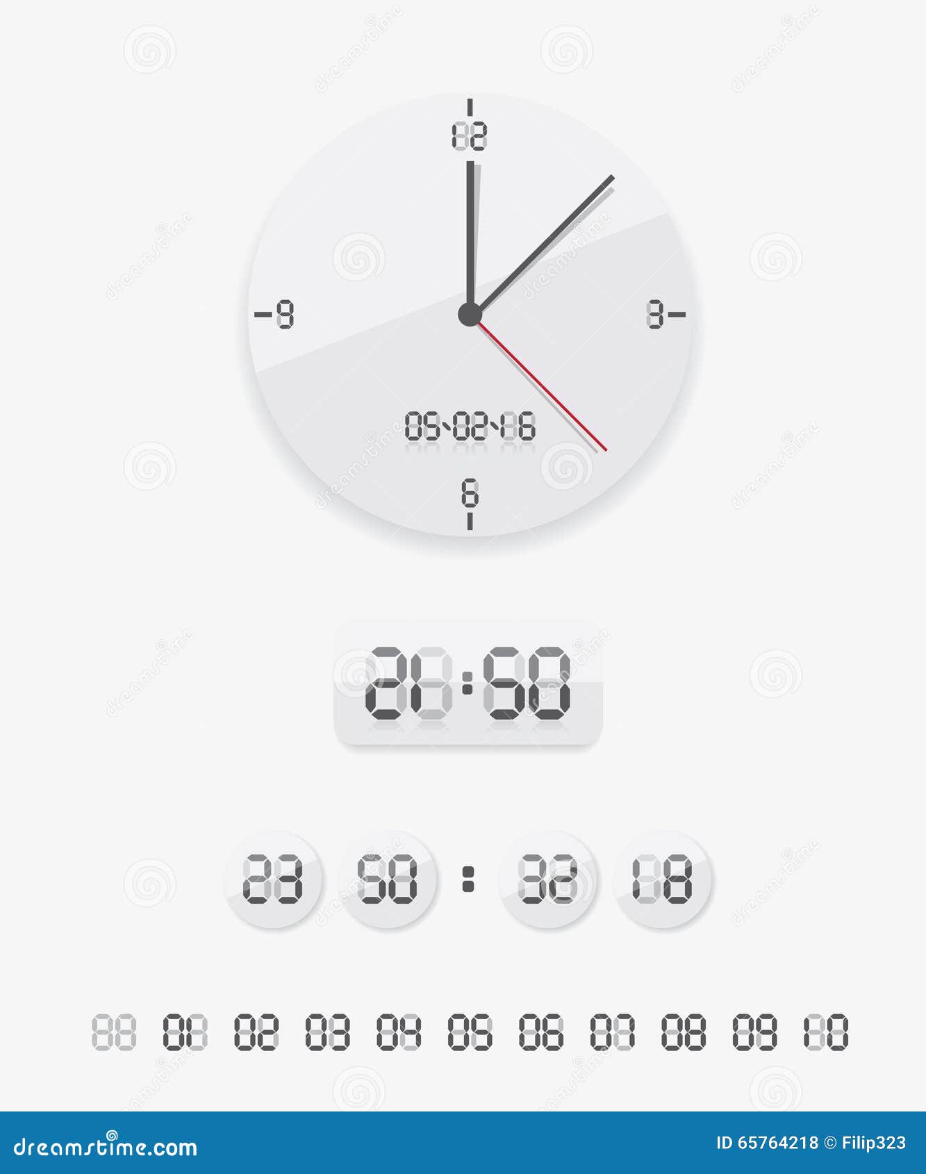 Analog Clock Mechanism Stock Photography | CartoonDealer.com #15075260