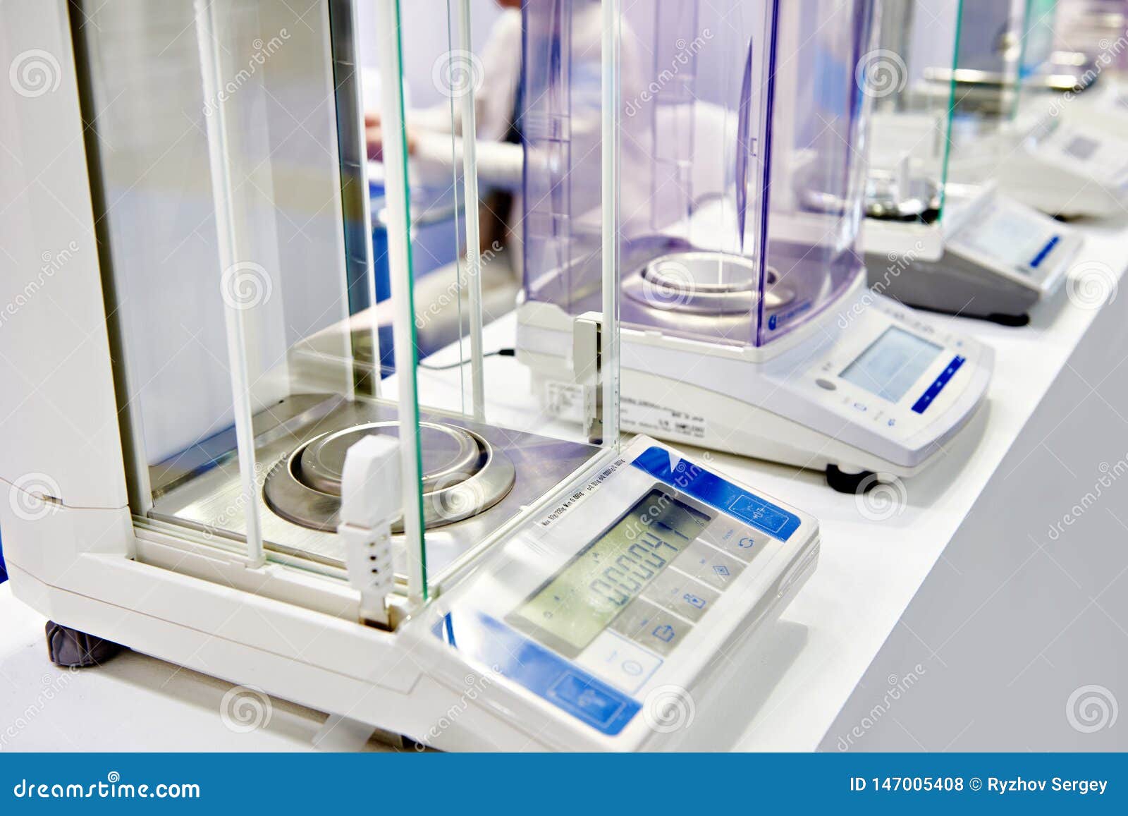 Digital analytical balance stock photo. Image of industry - 147005408