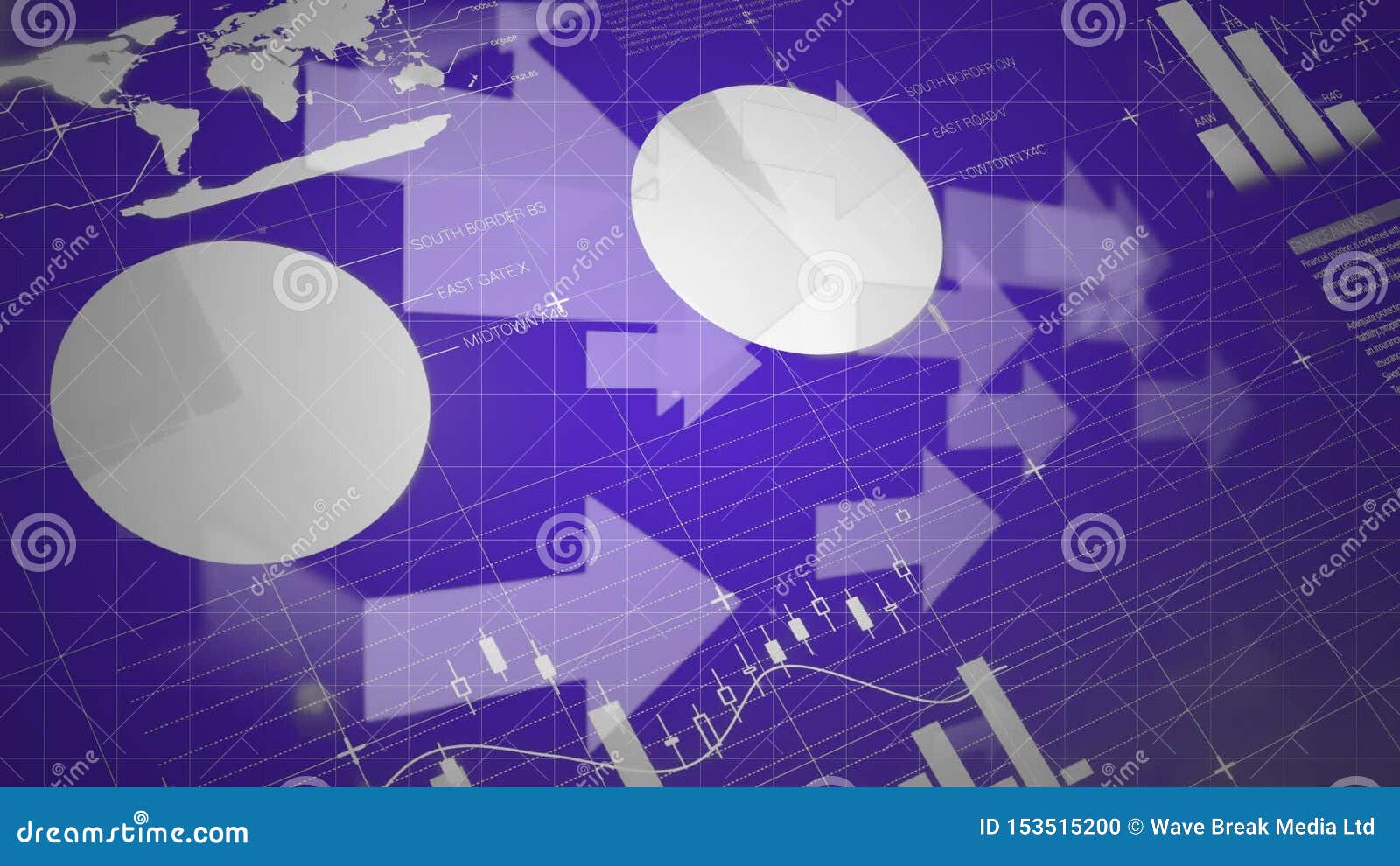 Arrows and a Digital Interface Stock Footage - Video of people ...