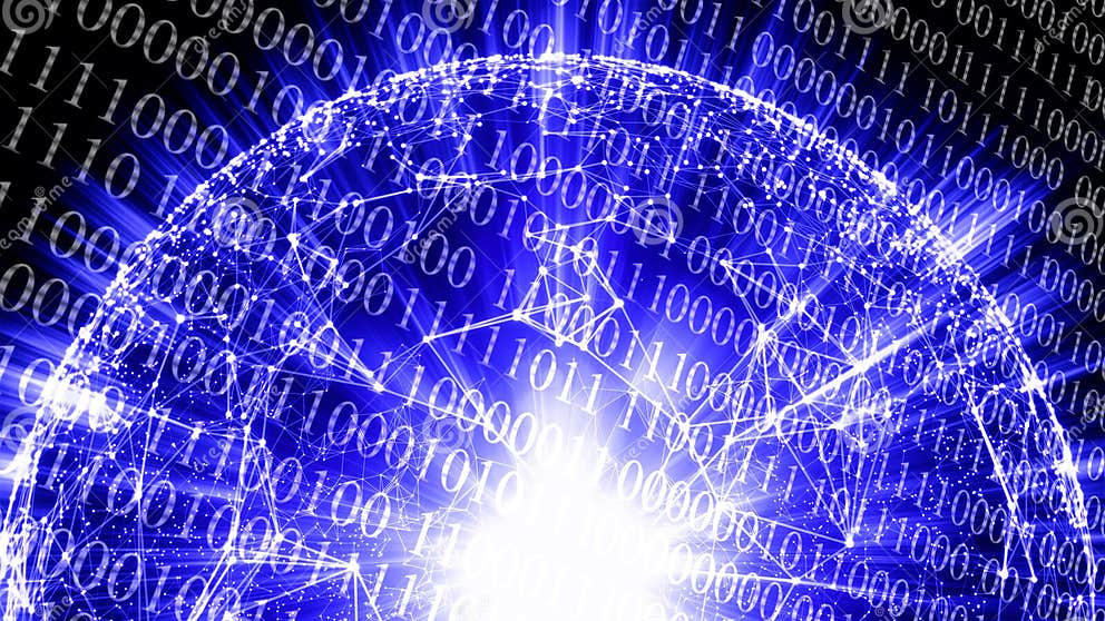 Digital Animation Of Binary Codes Binary Code Background Algorithm Binary Data Code 0966