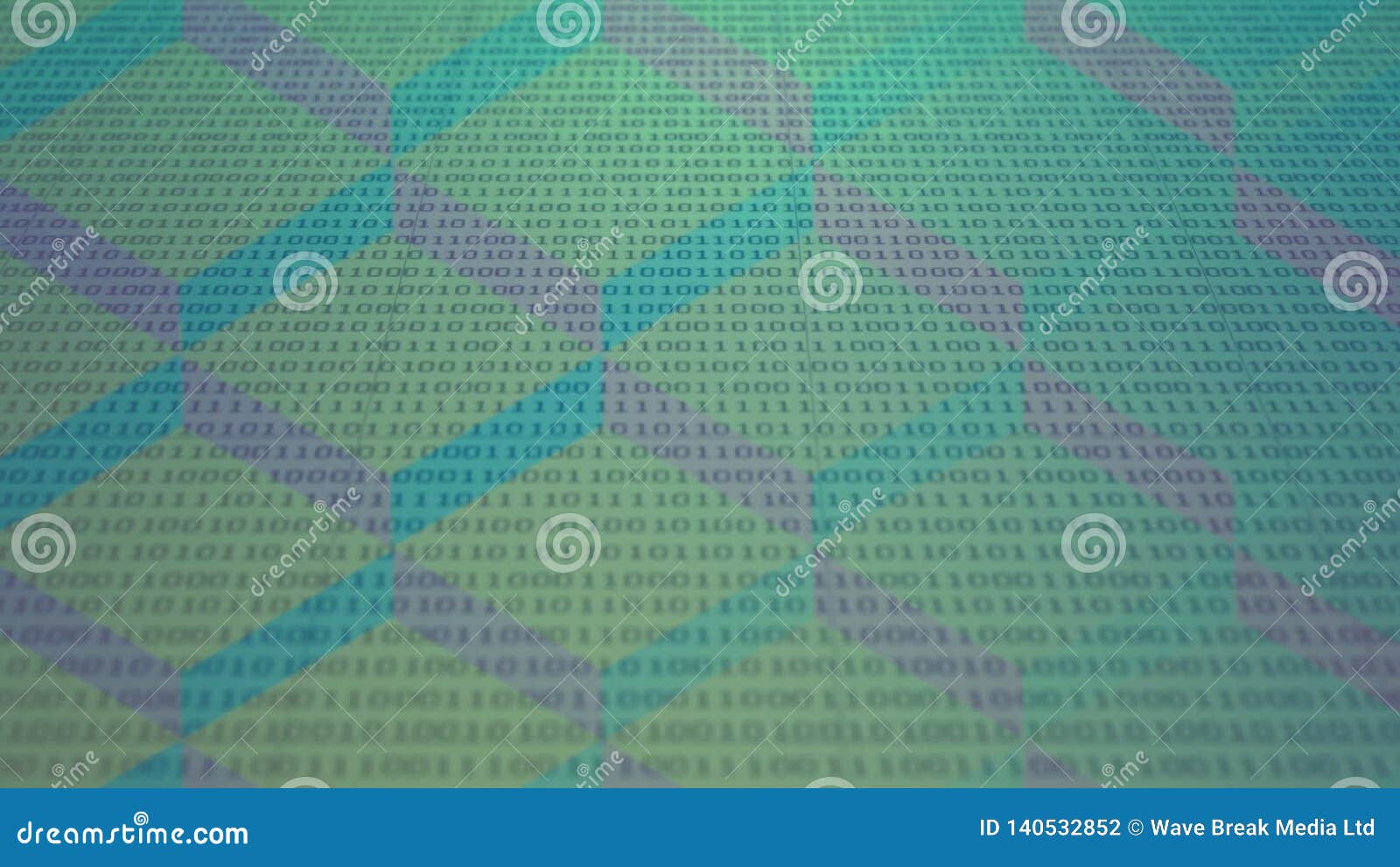 Colorful Binary Code Changing Color Stock Footage - Video of digital ...