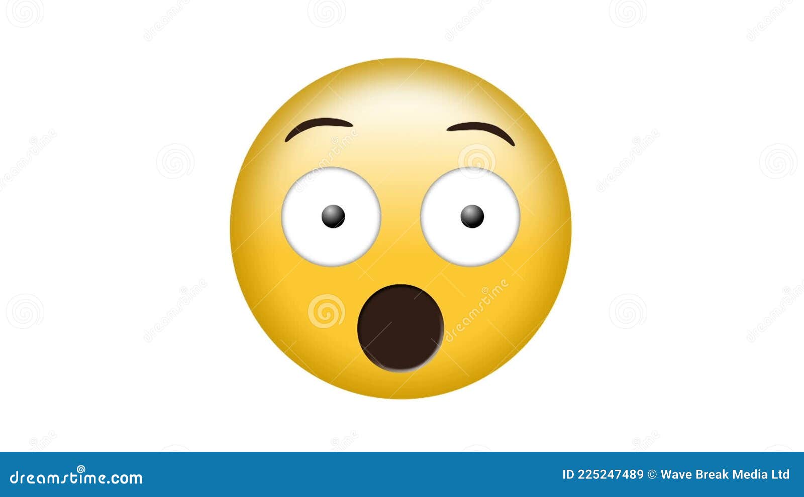 Digital Animation of Red Particles Floating Against Surprised Face ...