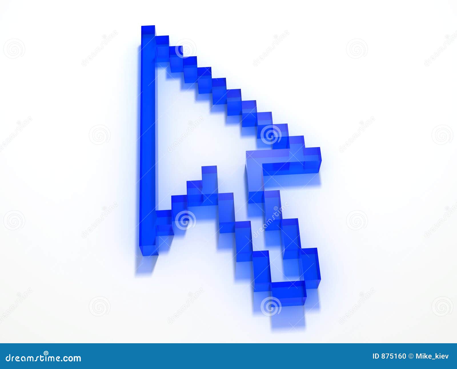Digital arrow stock illustration. Illustration of futuristic - 875160