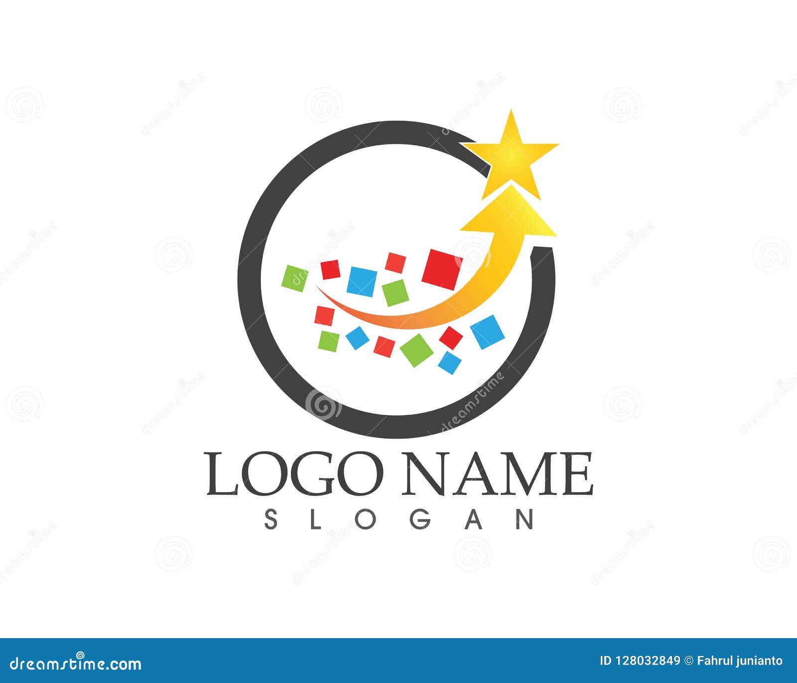 Digital Arrow Logo Design Concept Stock Vector - Illustration of brand ...