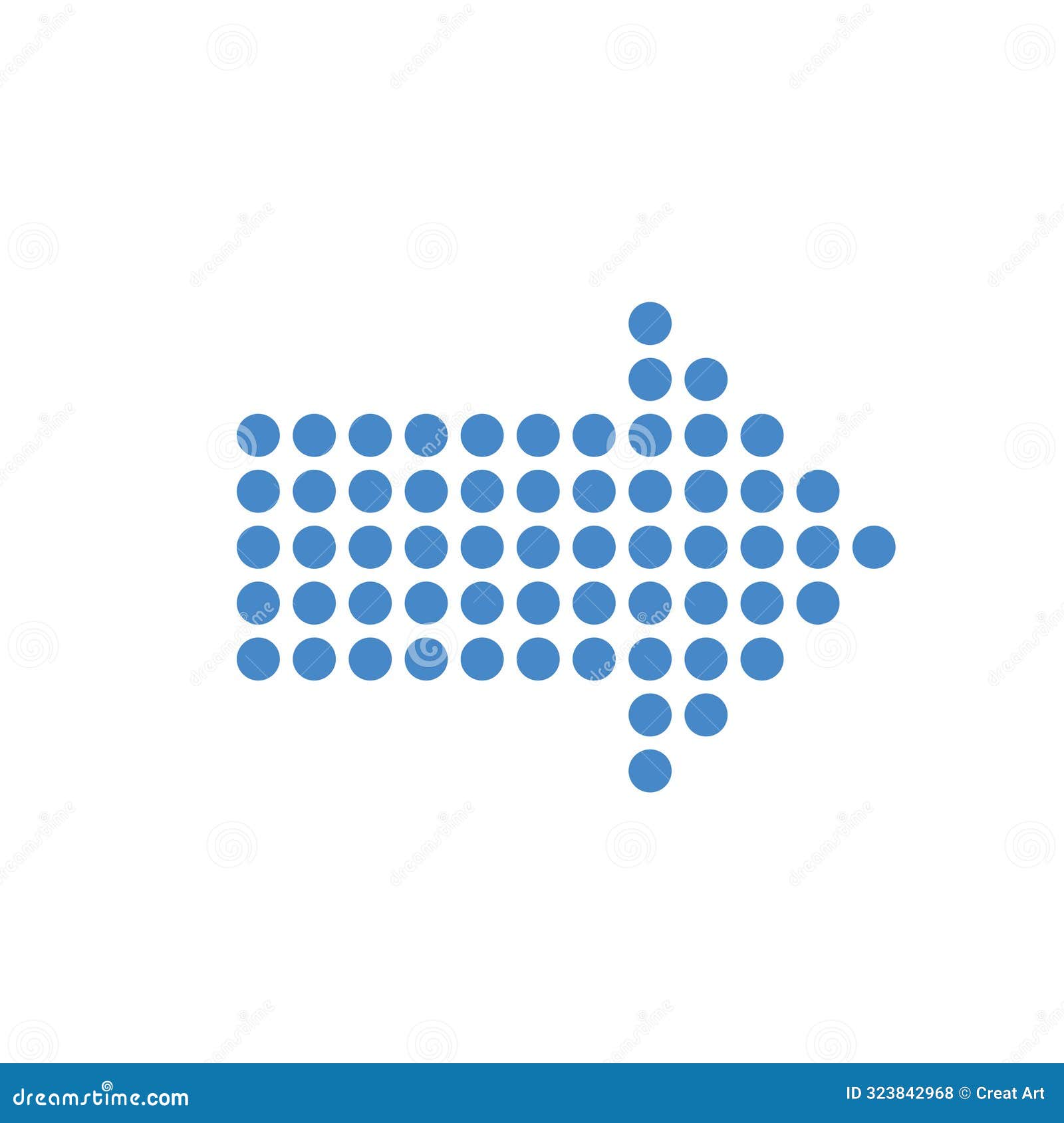 Digital Arrow Vector Illustration Stock Vector - Illustration of ...