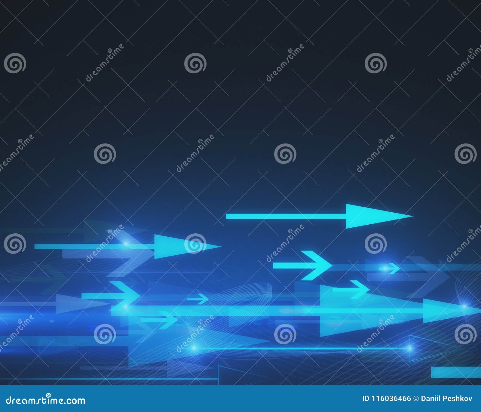 Digital arrows background stock illustration. Illustration of marketing ...