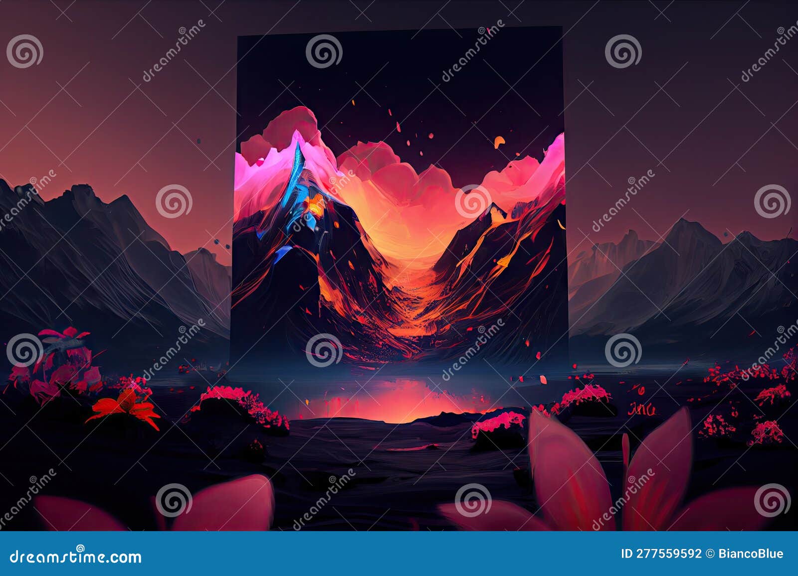 Digital art album art stock illustration. Illustration of beautiful ...