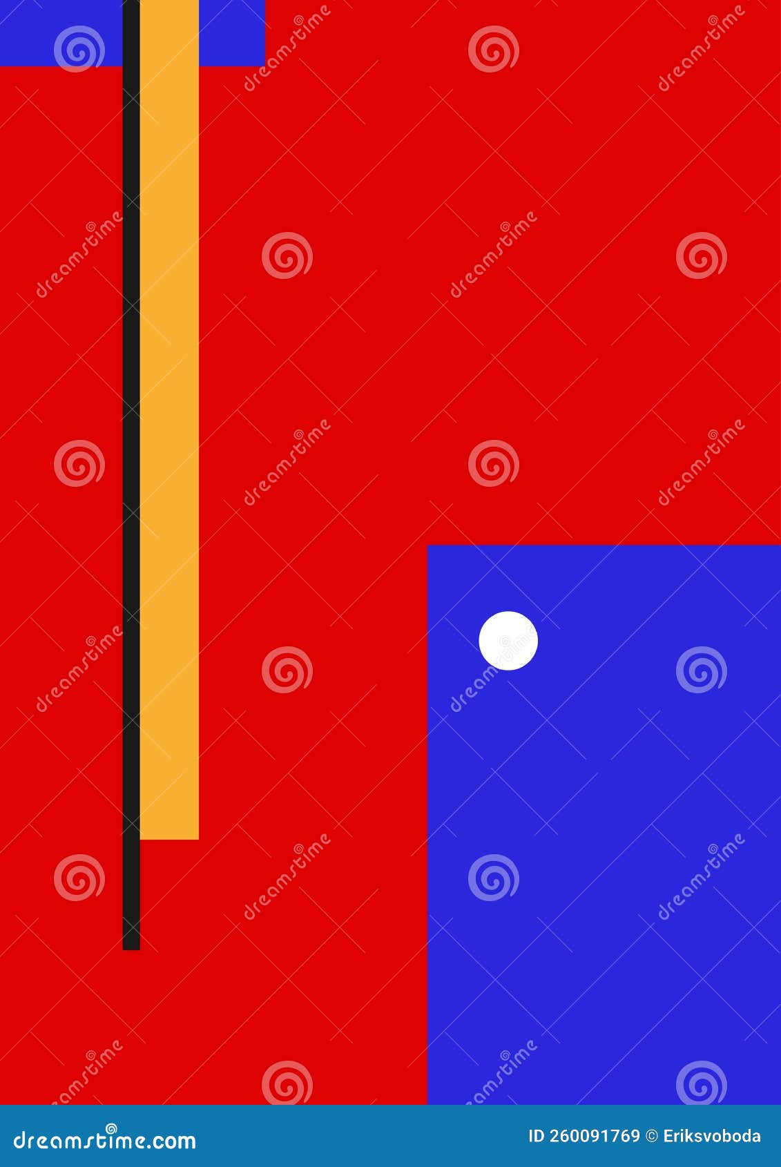 Digital Art from Basic Geometry Forms. Stock Vector - Illustration of ...