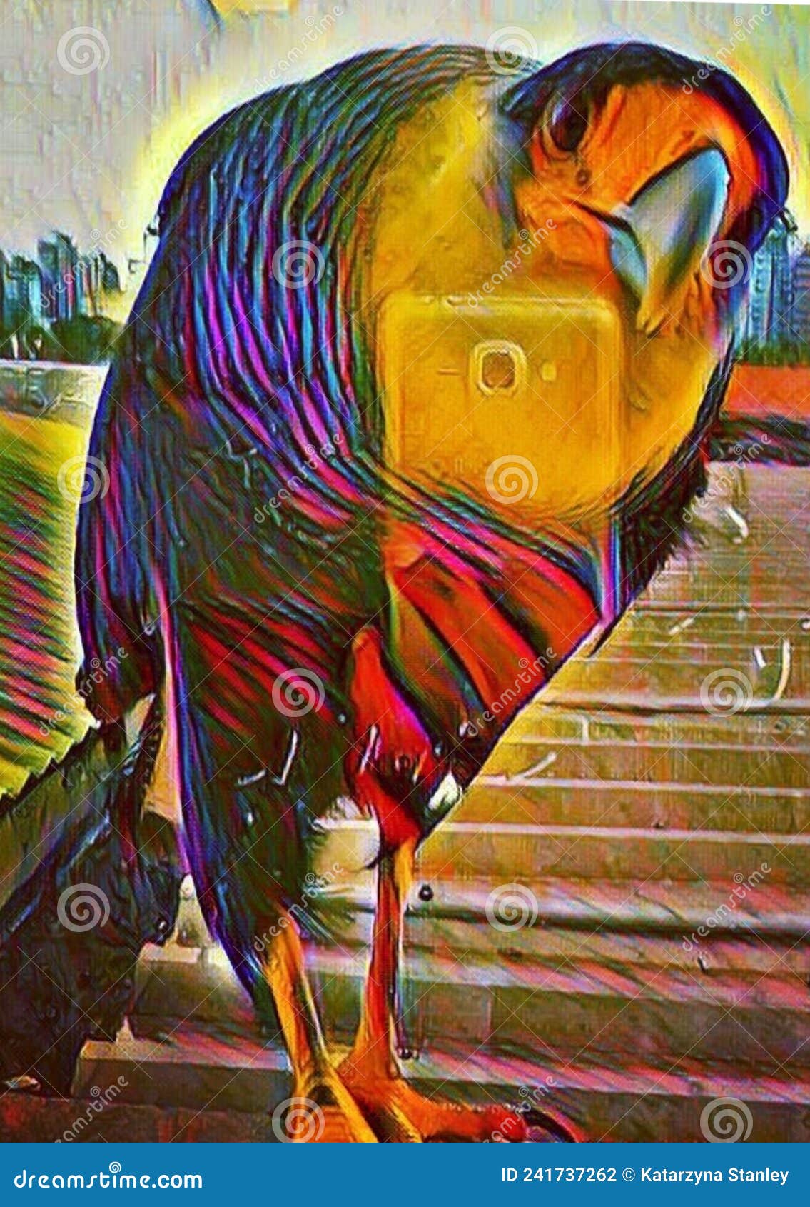 Digital art bird of pray stock photo. Image of bird - 241737262