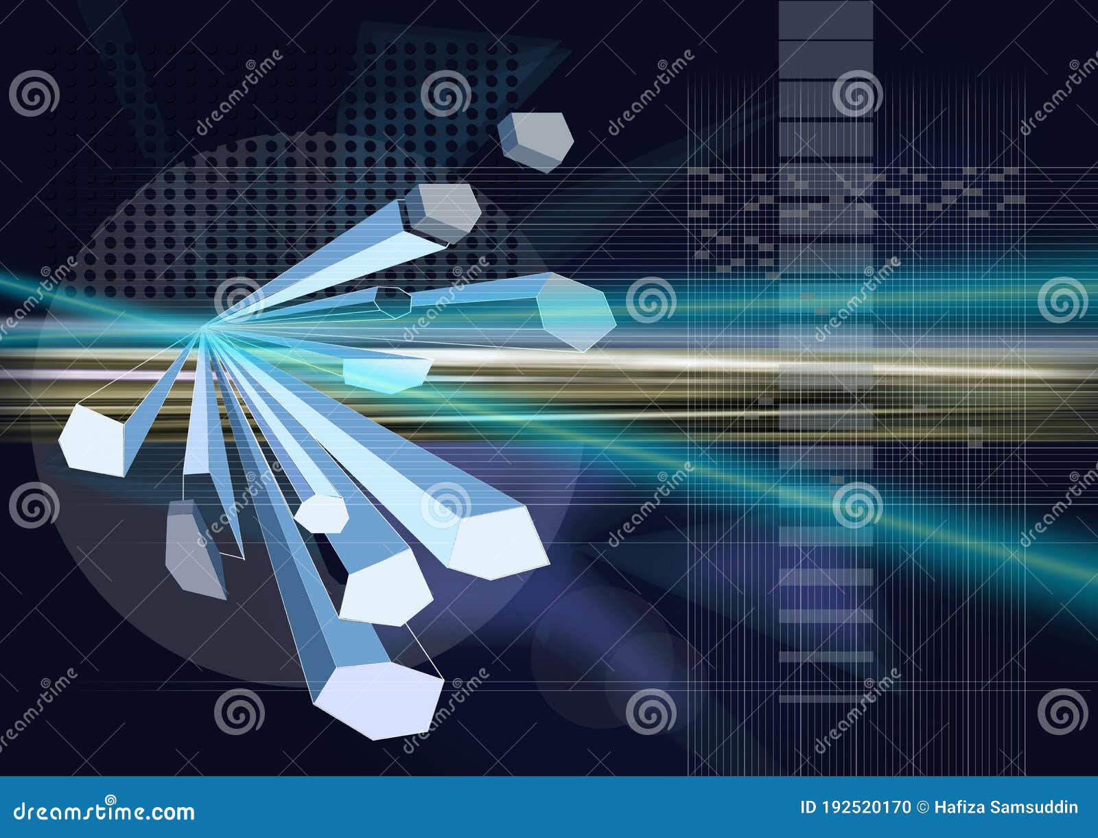 Digital Art. Conceptual Image Stock Illustration - Illustration of ...