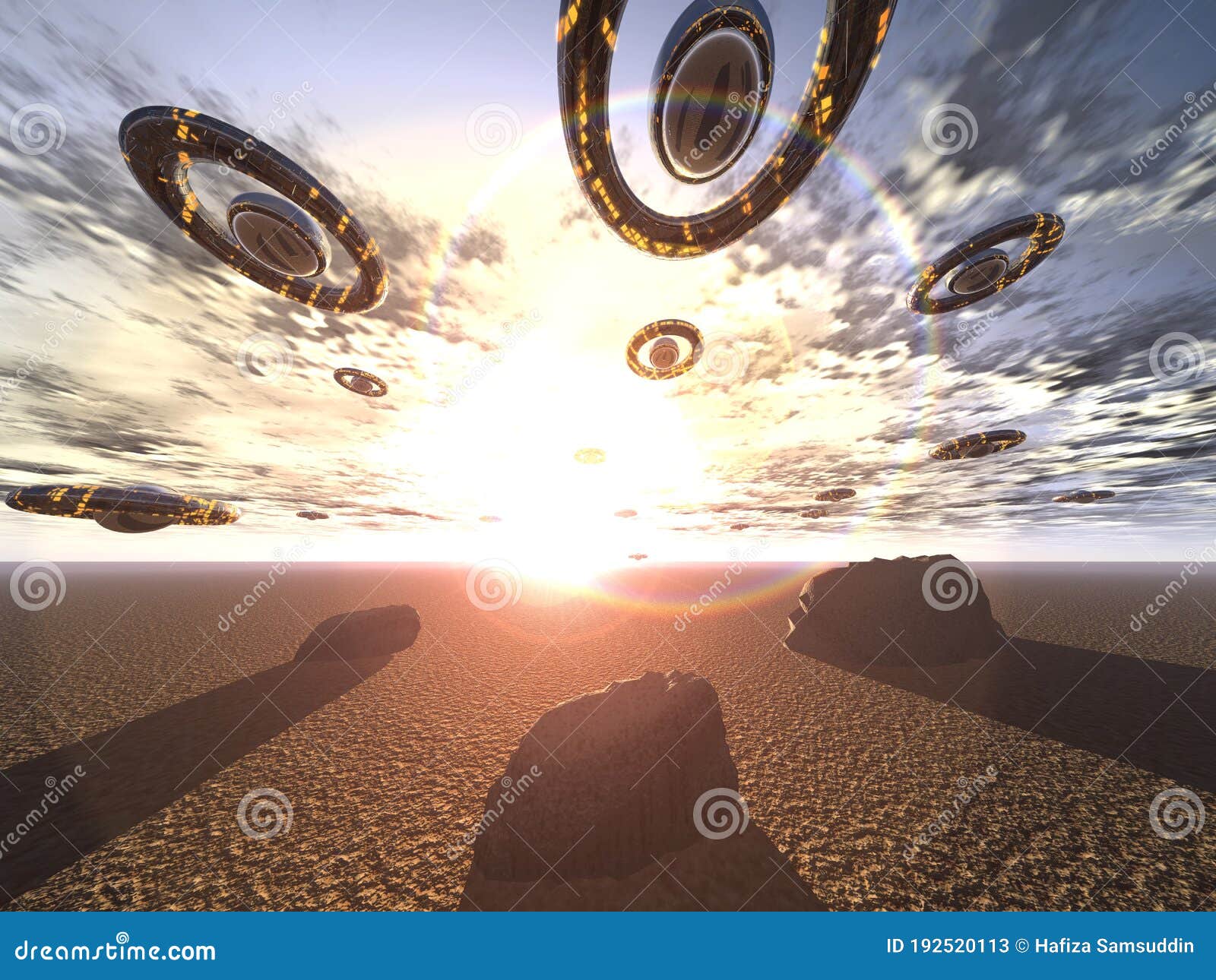 Digital Art. Conceptual Image Stock Illustration - Illustration of ...
