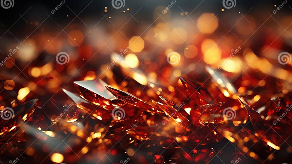 Digital Art of Deep Red Shattered Glass Pattern Background Stock Photo ...