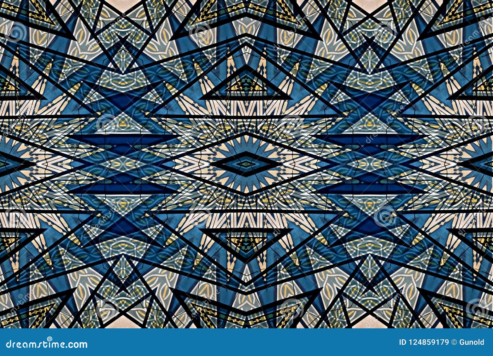 Mysteriously Digital Art Design Of Interlocking Pattern Stock Image ...