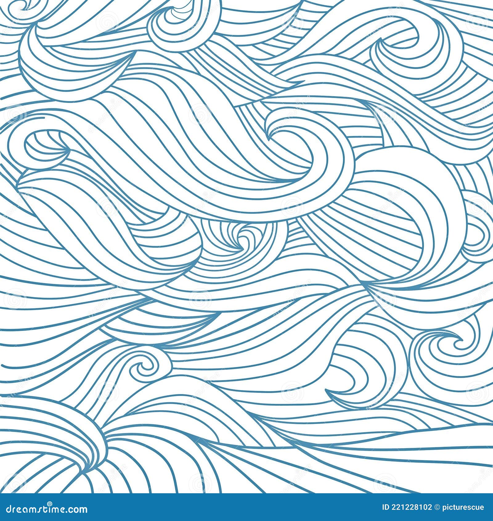 Pattern Design Wavy Textured Background, Clipart Illustration Stock ...