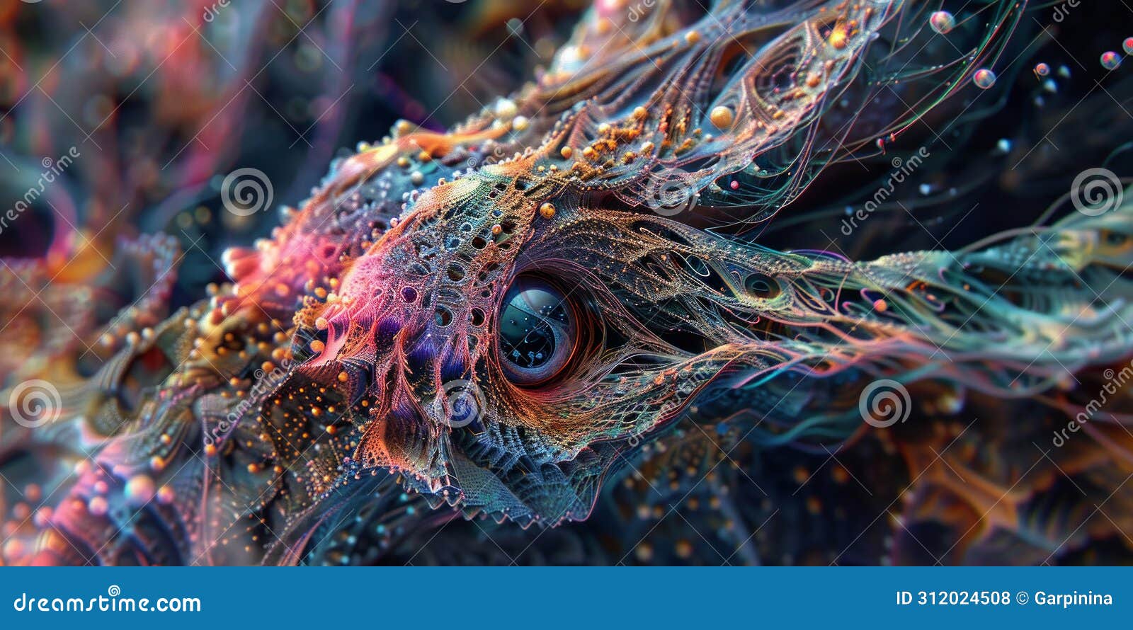 Digital Art Pieces Generated by Algorithms Creating Abstract and Complex Patterns, Fluids ...