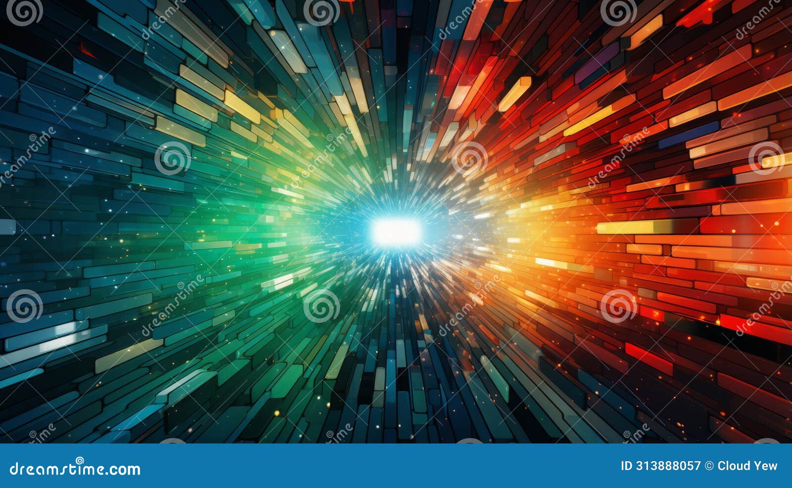 A Digital Art Representation of a Hyper Zoom Exploration Stock ...