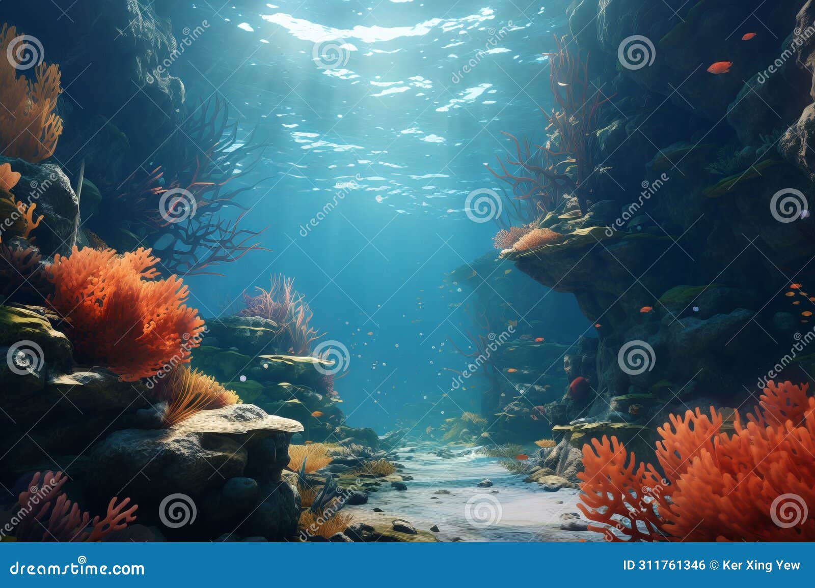 A Digital Artist Creating an Immersive Underwater World with Realistic ...